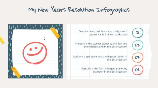 My New Year's Resolution Infographics | Google Slides & PPT