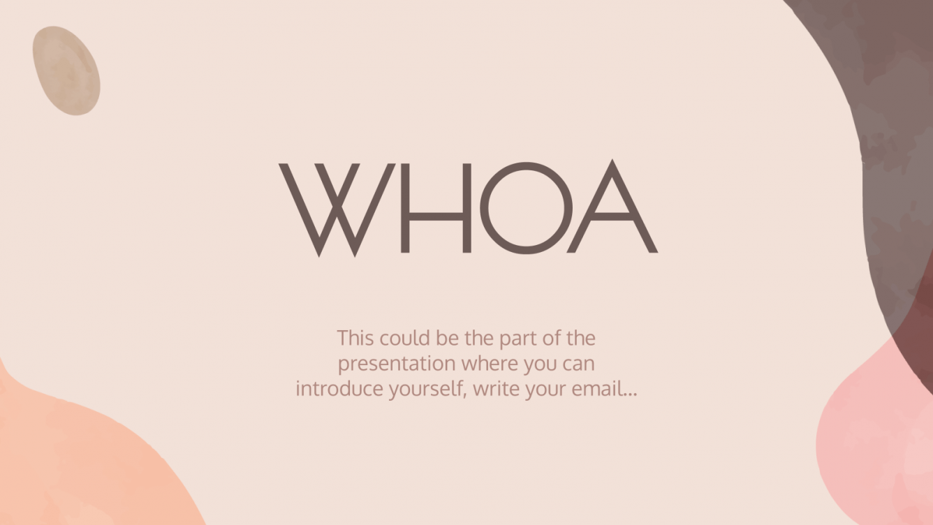 Slideshow Templates Aesthetic
