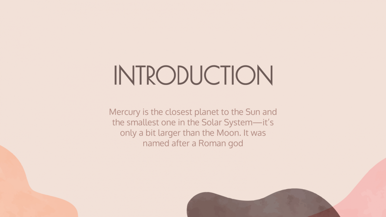 Minimalist Aesthetic Slideshow Google Slides PPT Template