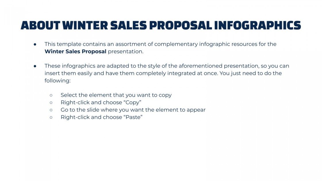 Winter Sales Proposal Infographics | Google Slides & PPT