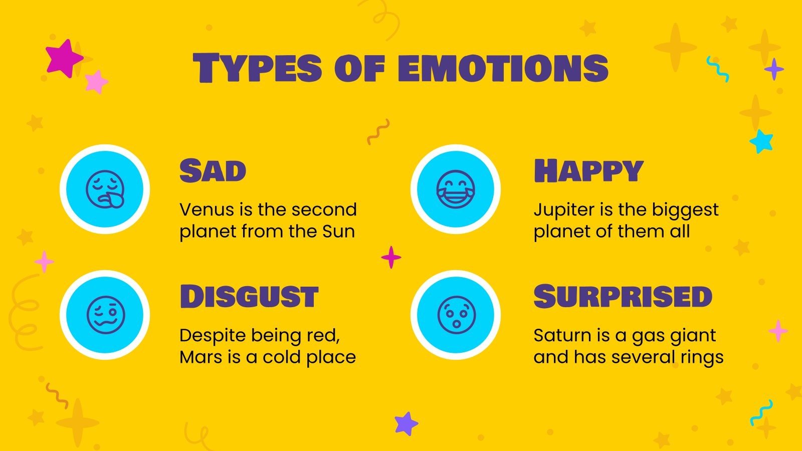 Learning Feelings and Emotions for Pre-K | Google Slides & PPT