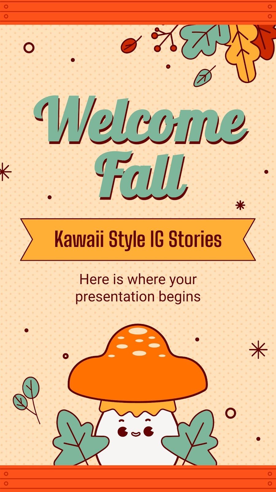 Free Kawaii Google Slides themes and PowerPoint templates