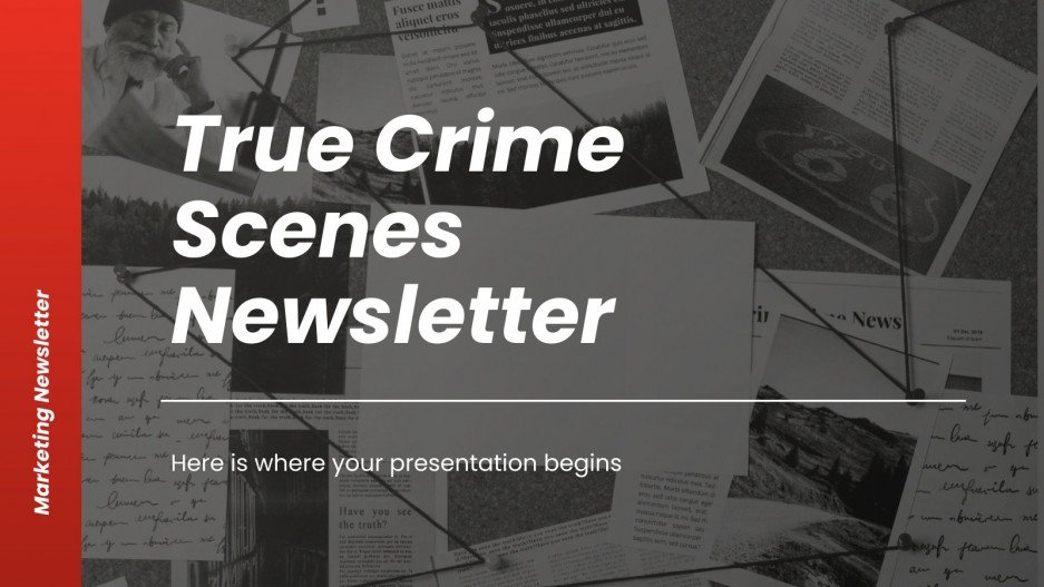 Free Crime-themed templates for Google Slides & PowerPoint