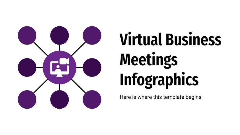 Virtual Business Meetings Infographics