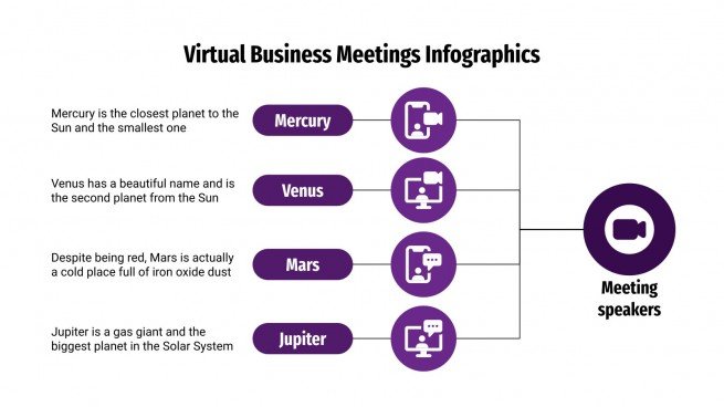 Virtual Business Meetings Infographics
