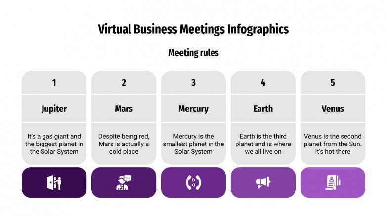 Virtual Business Meetings Infographics