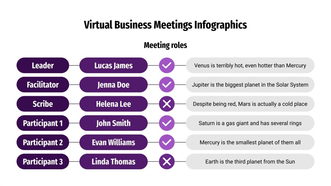 Virtual Business Meetings Infographics