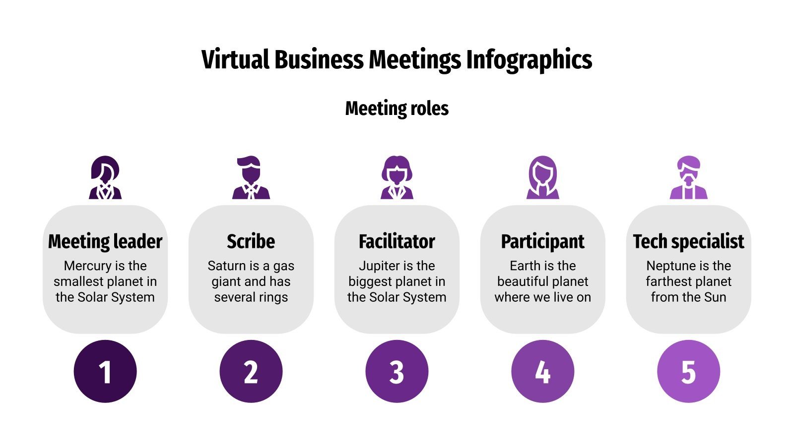 Virtual Business Meetings Infographics