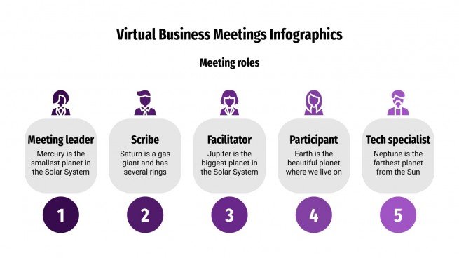 Virtual Business Meetings Infographics