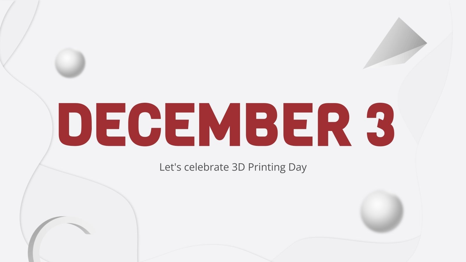 3D Printing Day | Google Slides & PowerPoint