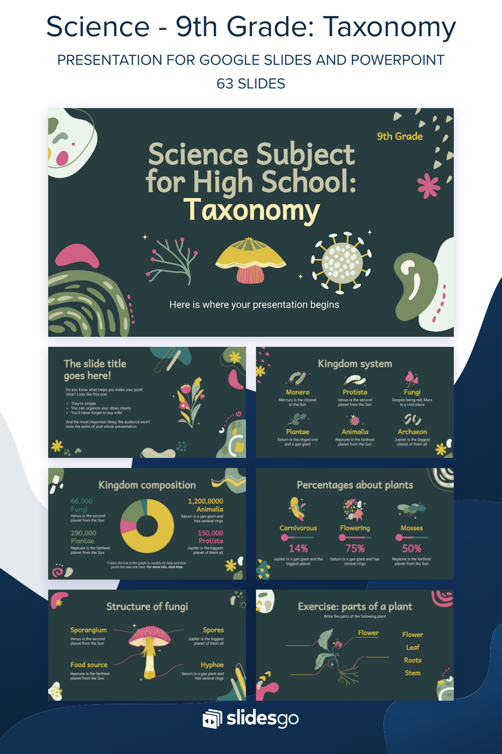 Science: Taxonomy | Google Slides theme & PowerPoint template