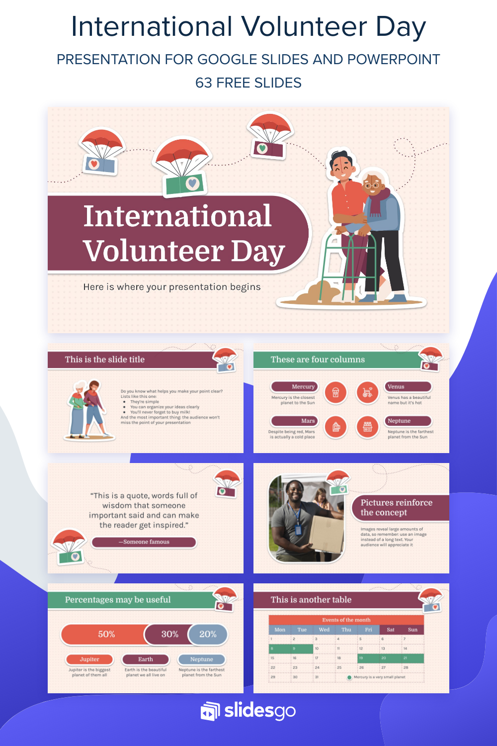 International Volunteer Day | Google Slides & PowerPoint
