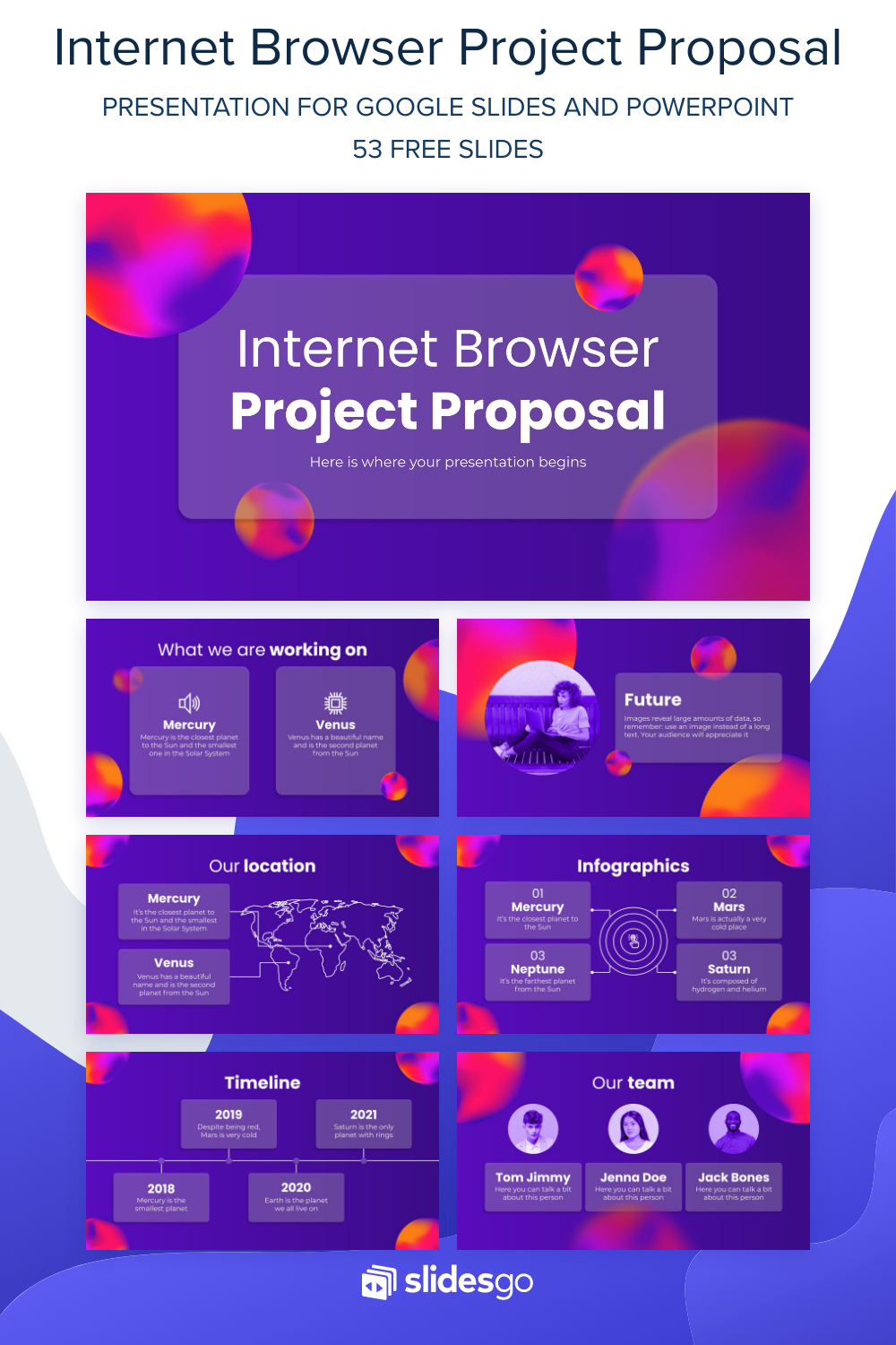 Internet Browser Project Proposal | Google Slides & PPT