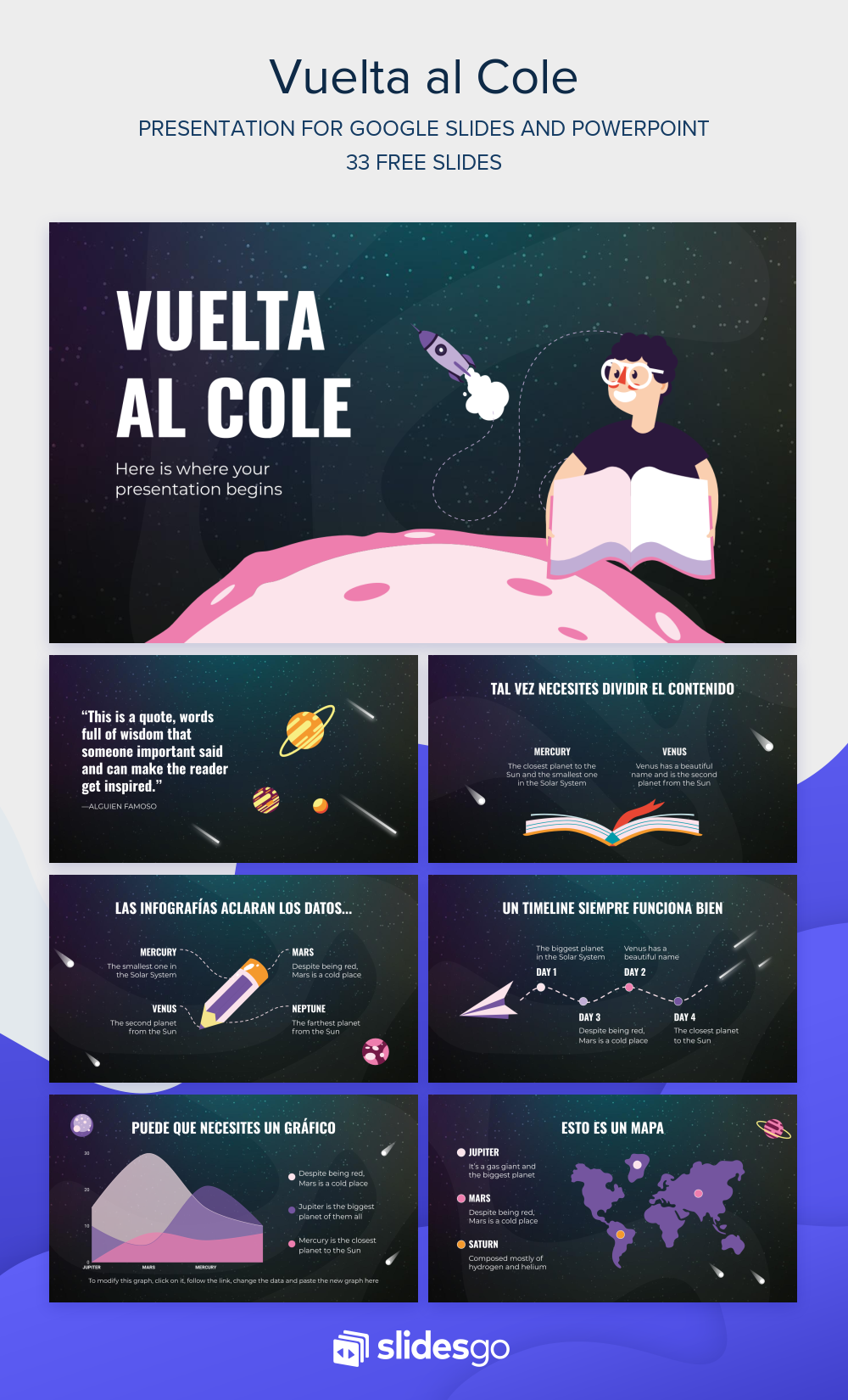 Back to School Again! Google Slides and PowerPoint template