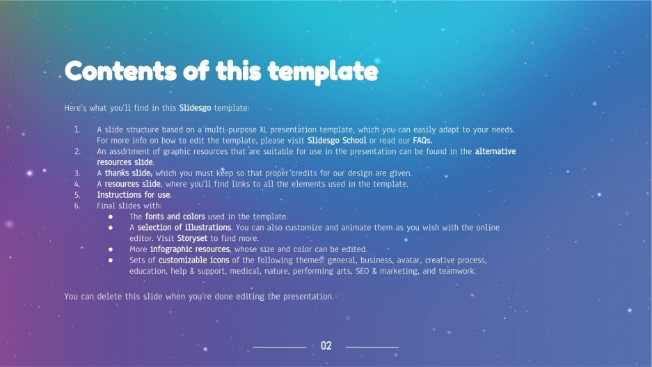 Rainbow Background Google Slides & PowerPoint Template