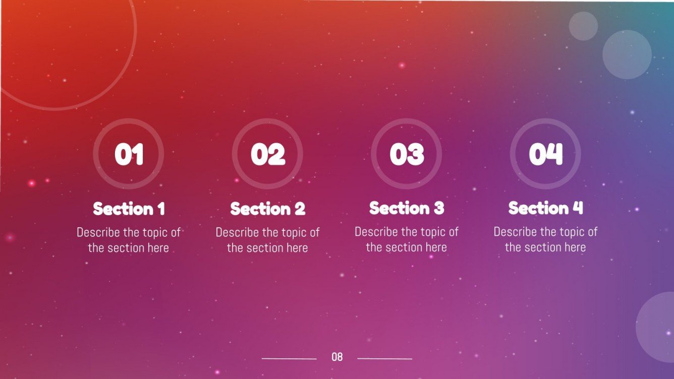 Rainbow Background Google Slides & PowerPoint Template