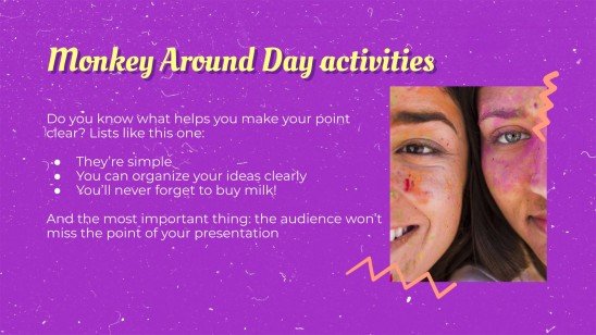 Monkey Around Day | Google Slides & PowerPoint template