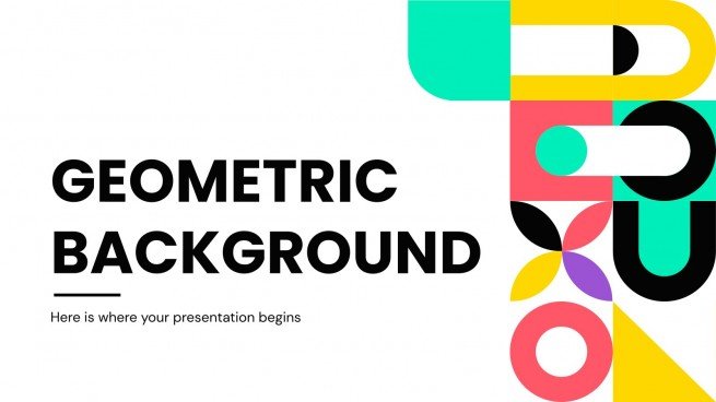 Fondos geométricos | Tema gratis de Google Slides y PowerPoint