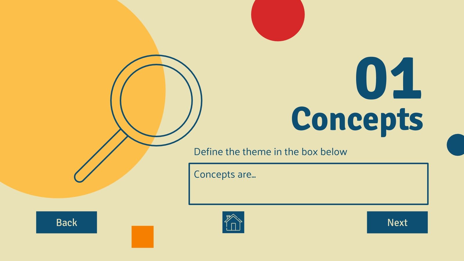 University Digital Choice Boards Google Slides & PPT template