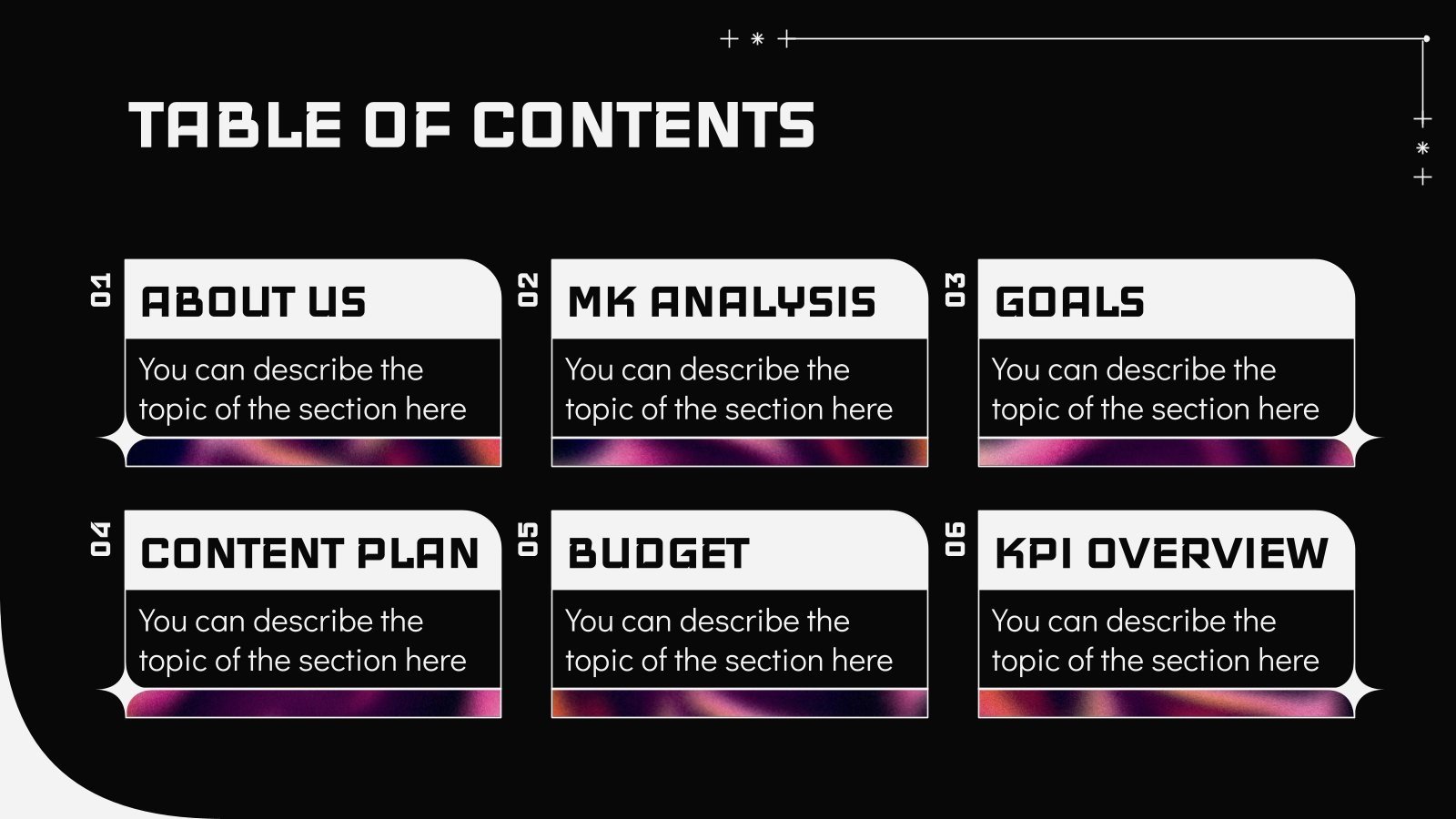 Cyber Monday Deals MK Plan | Google Slides & PPT template