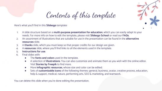 Natural Science Weekly Planner Google Slides & PPT template