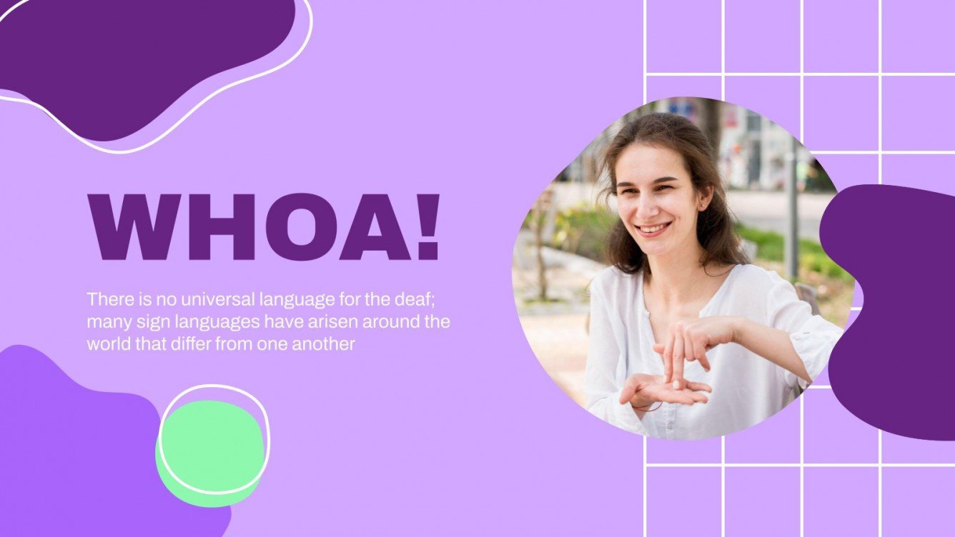 ASL Sign Language | Google Slides & PowerPoint