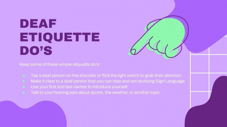 ASL Sign Language | Google Slides & PowerPoint