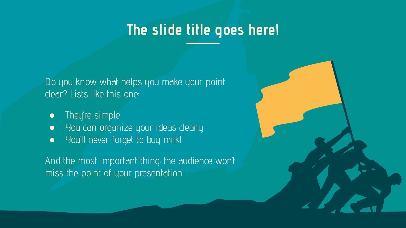 War Background Google Slides theme and PPT template