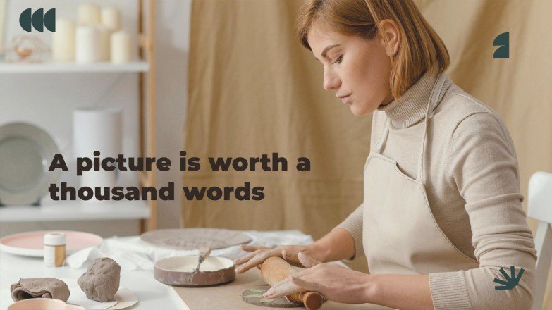 Pottery Artist Portfolio | Google Slides & PowerPoint