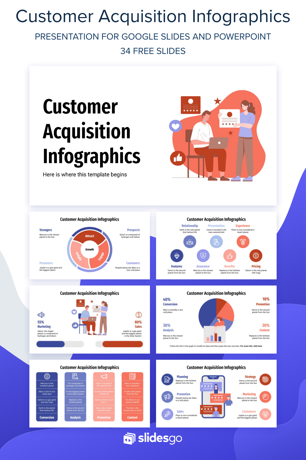 Customer Acquisition Infographics | Google Slides & PPT