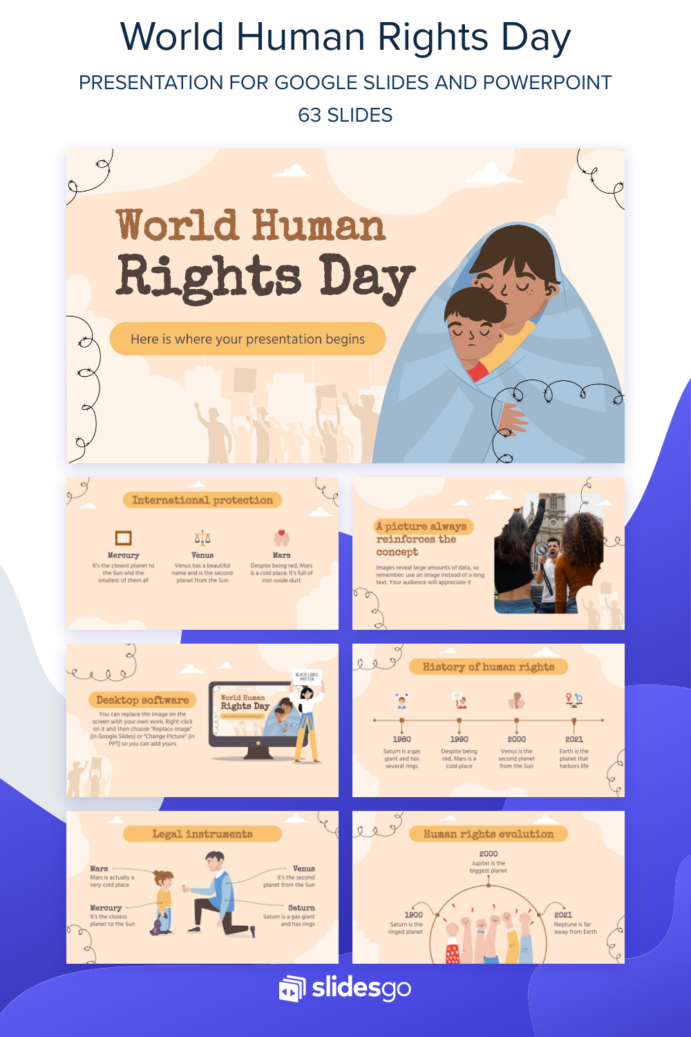 World Human Rights Day | Google Slides & PowerPoint template