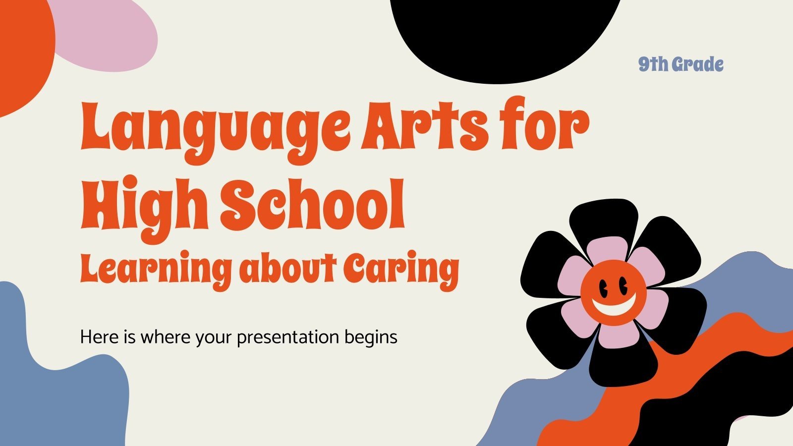 Language Arts: Learning about Caring | Google Slides & PPT