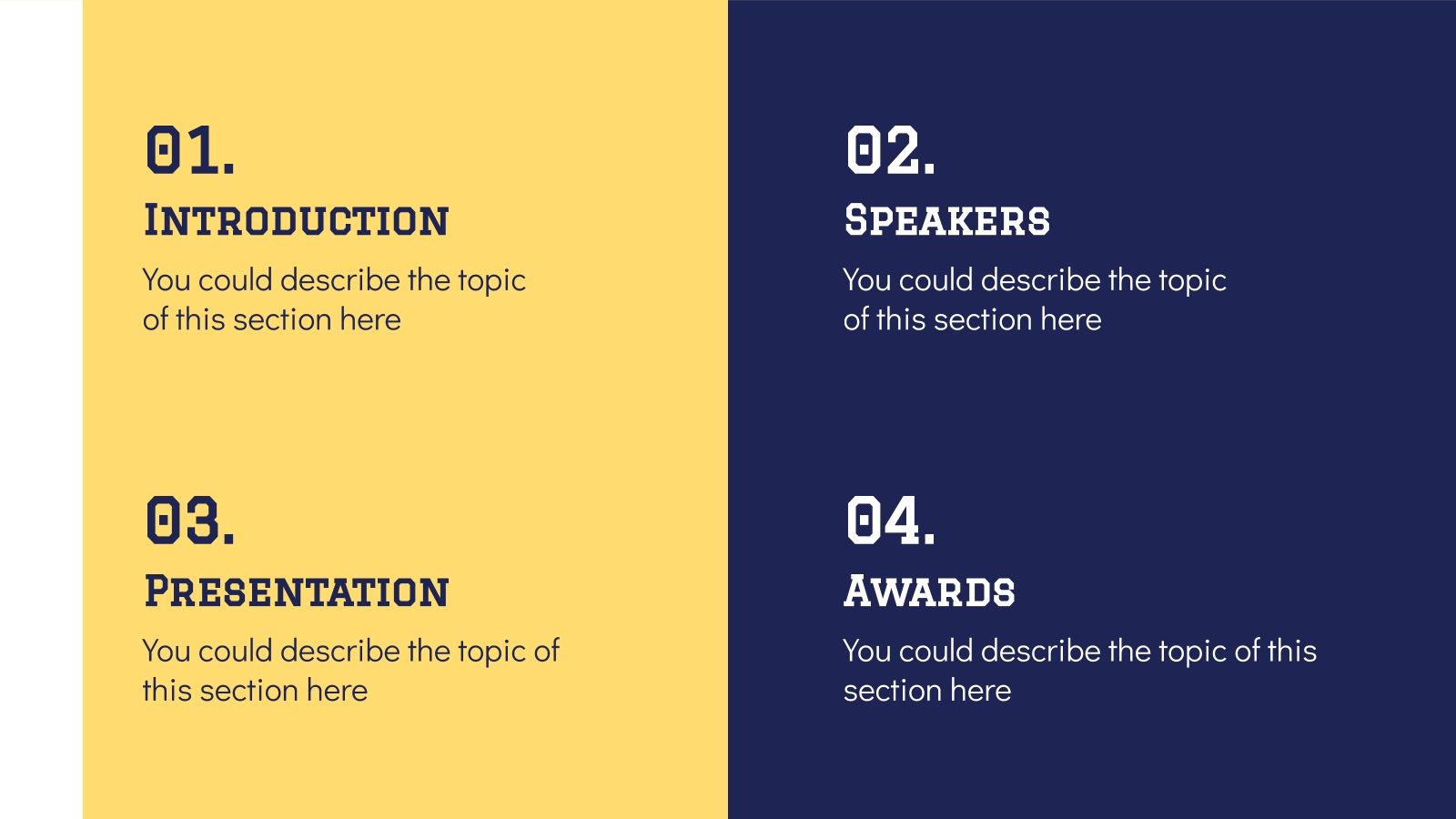 University Virtual Graduation Google Slides and PPT template