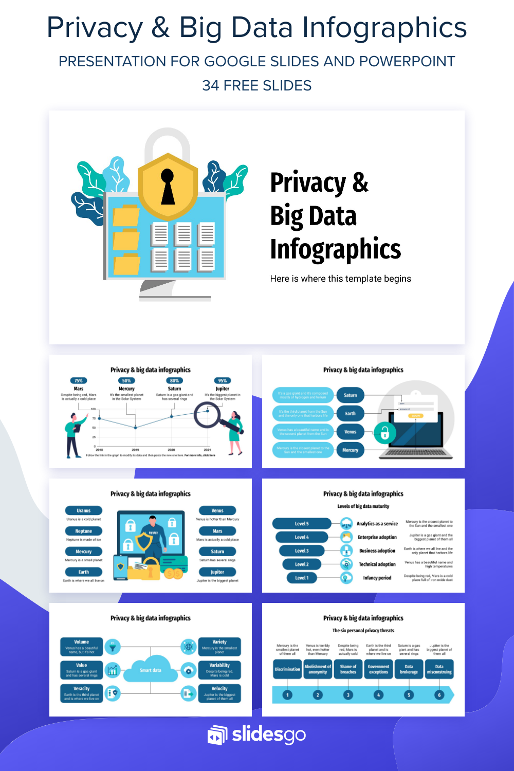 Privacy & Big Data Infographics | Google Slides & PowerPoint
