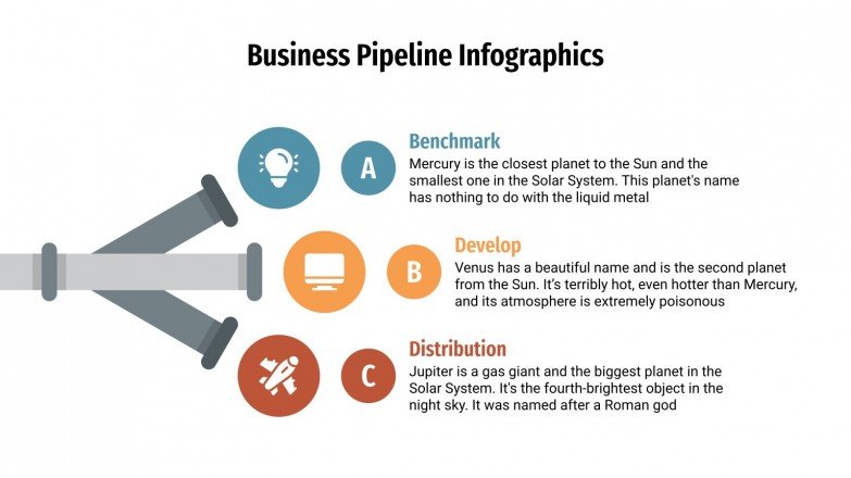 Business Pipeline Infographics | Google Slides & PowerPoint