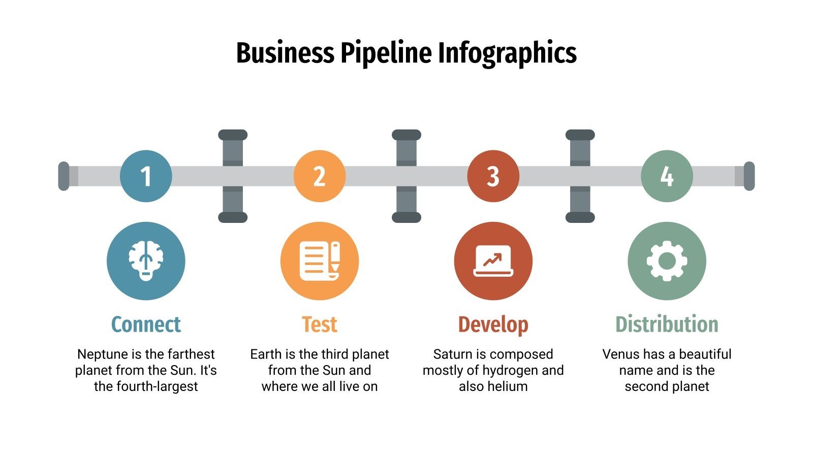 Business Pipeline Infographics | Google Slides & PowerPoint