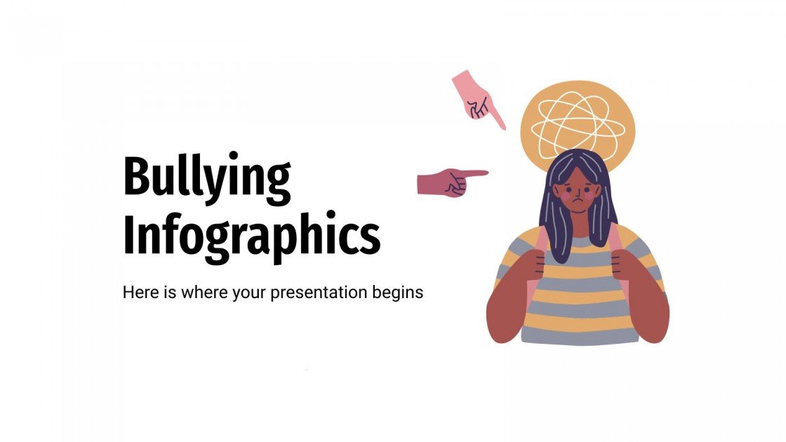 Infografías sobre acoso escolar | Google Slides y PowerPoint