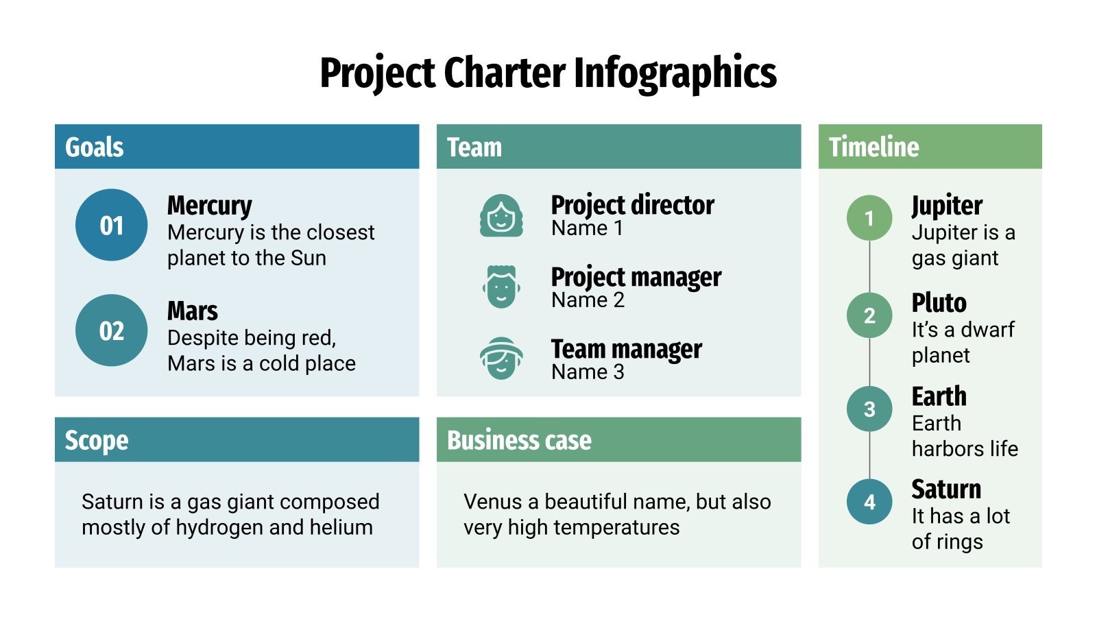 Project Charter Infographics | Google Slides & PowerPoint