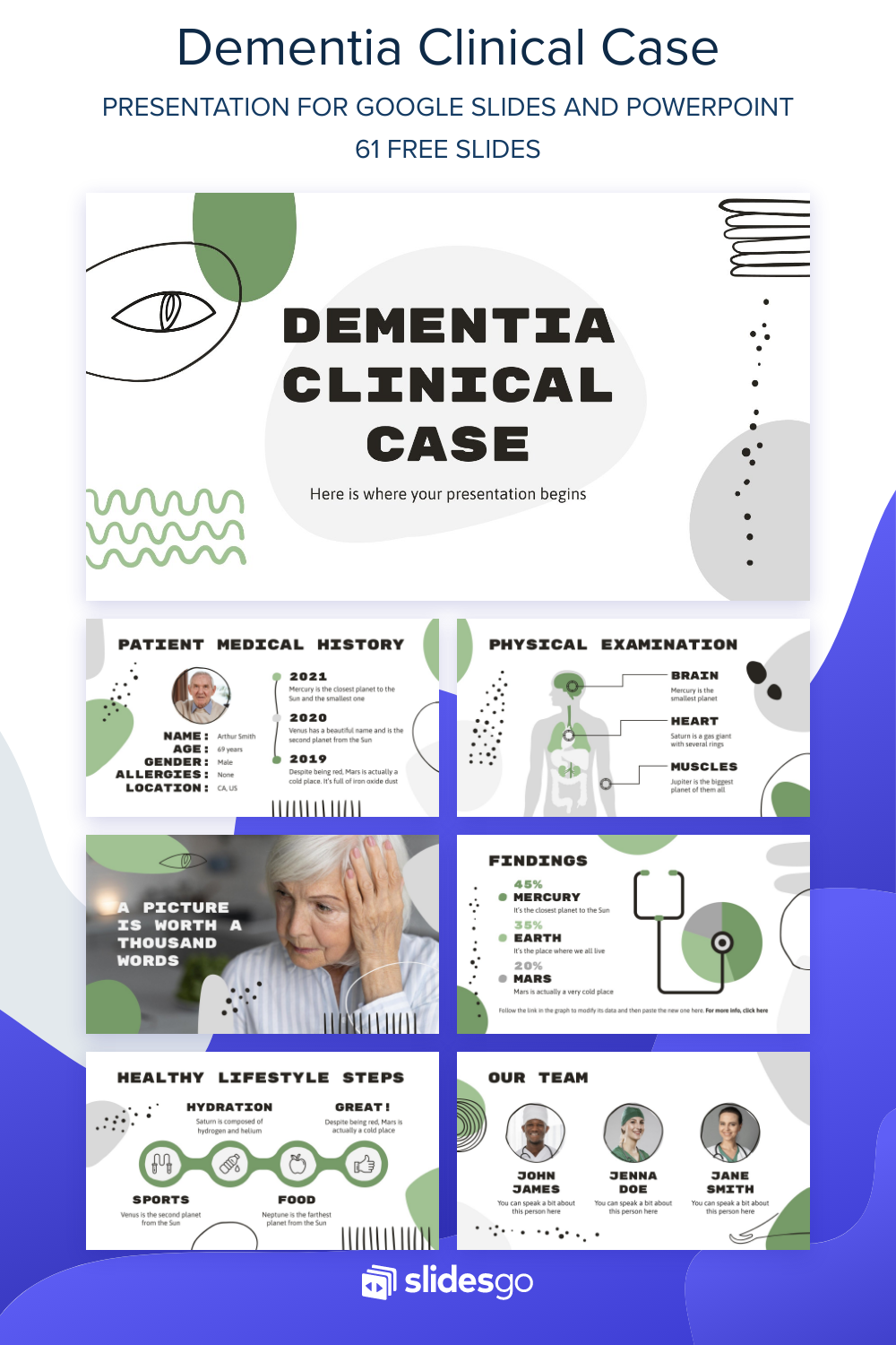 Dementia Clinical Case | Google Slides & PowerPoint