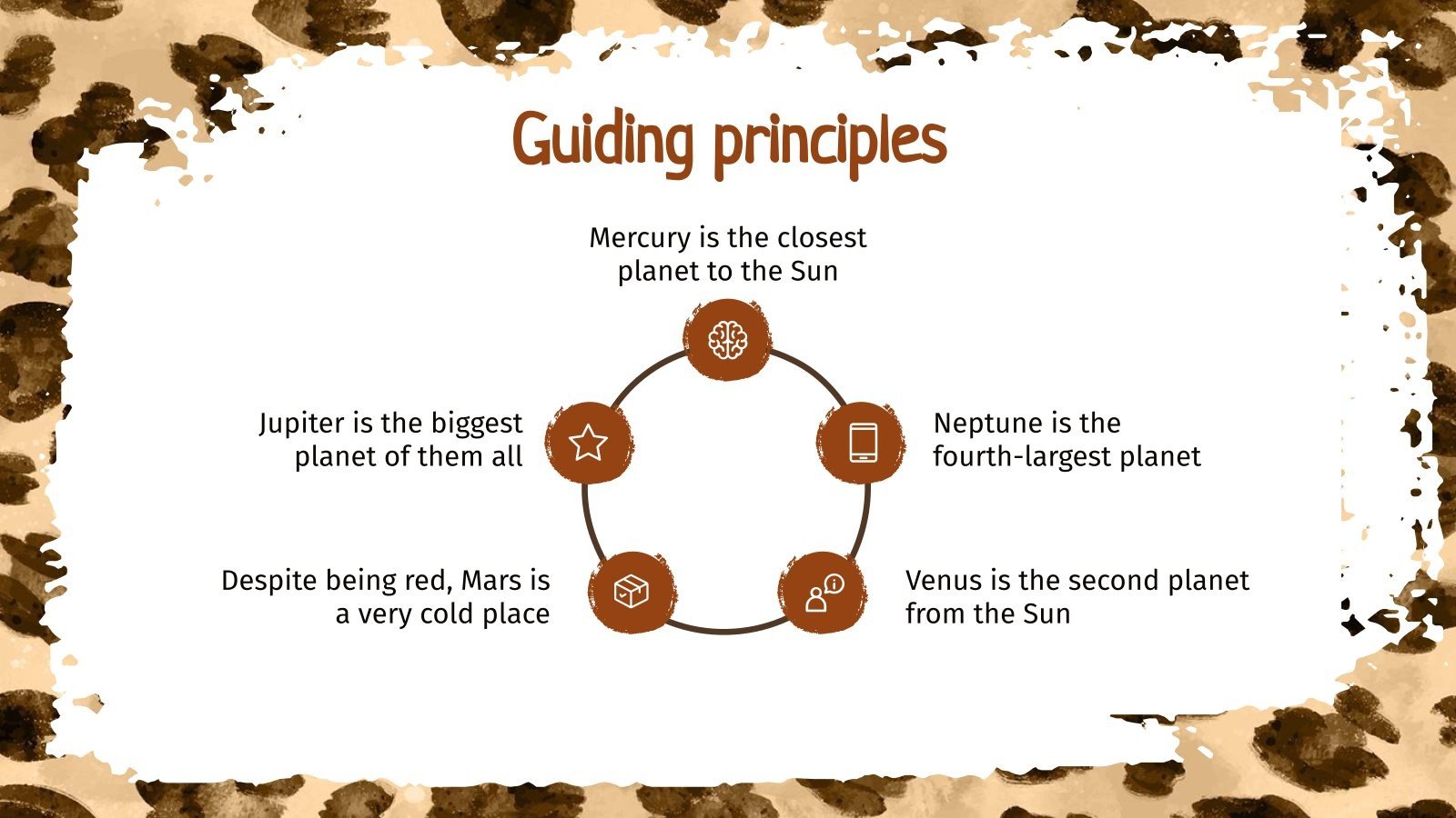 Watercolor Animal Prints Marketing Plan | Google Slides & PPT