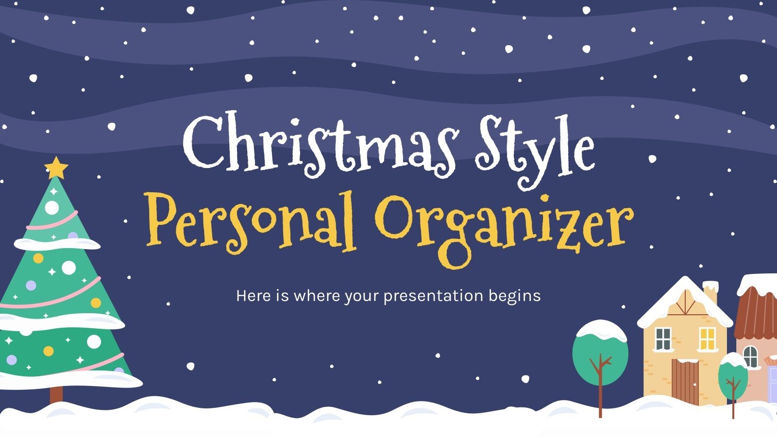 Cute Axolote Personal Organizer Google Slides and PowerPoint Template