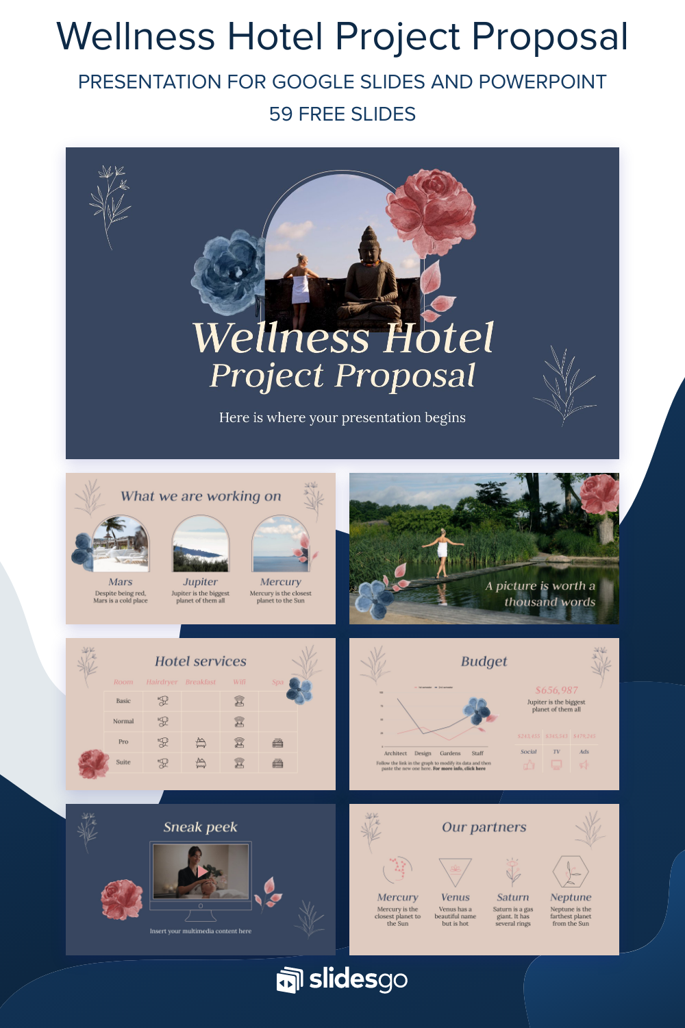 Wellness Hotel Project Proposal | Google Slides & PowerPoint