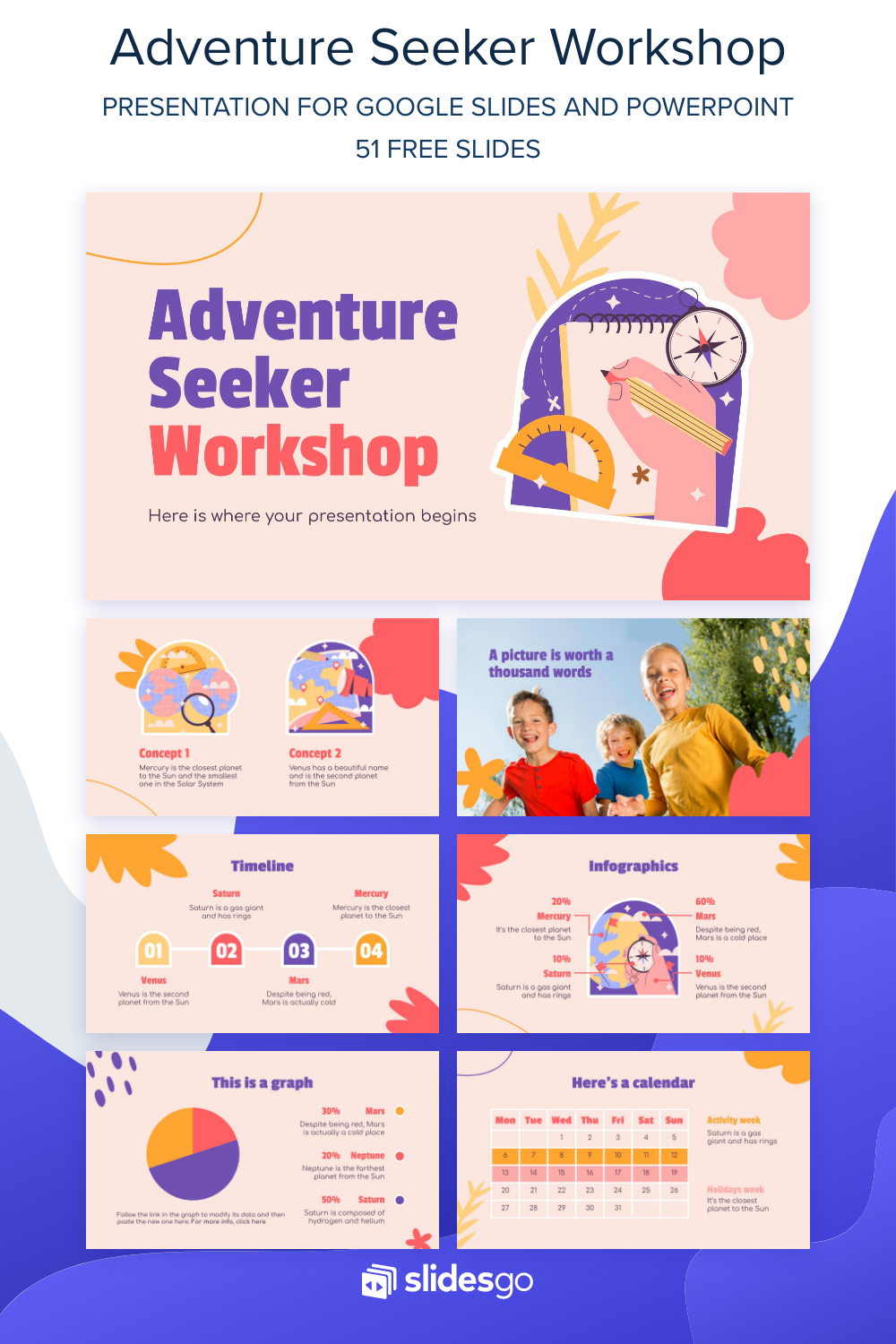 Adventure Seeker Workshop | Google Slides & PowerPoint