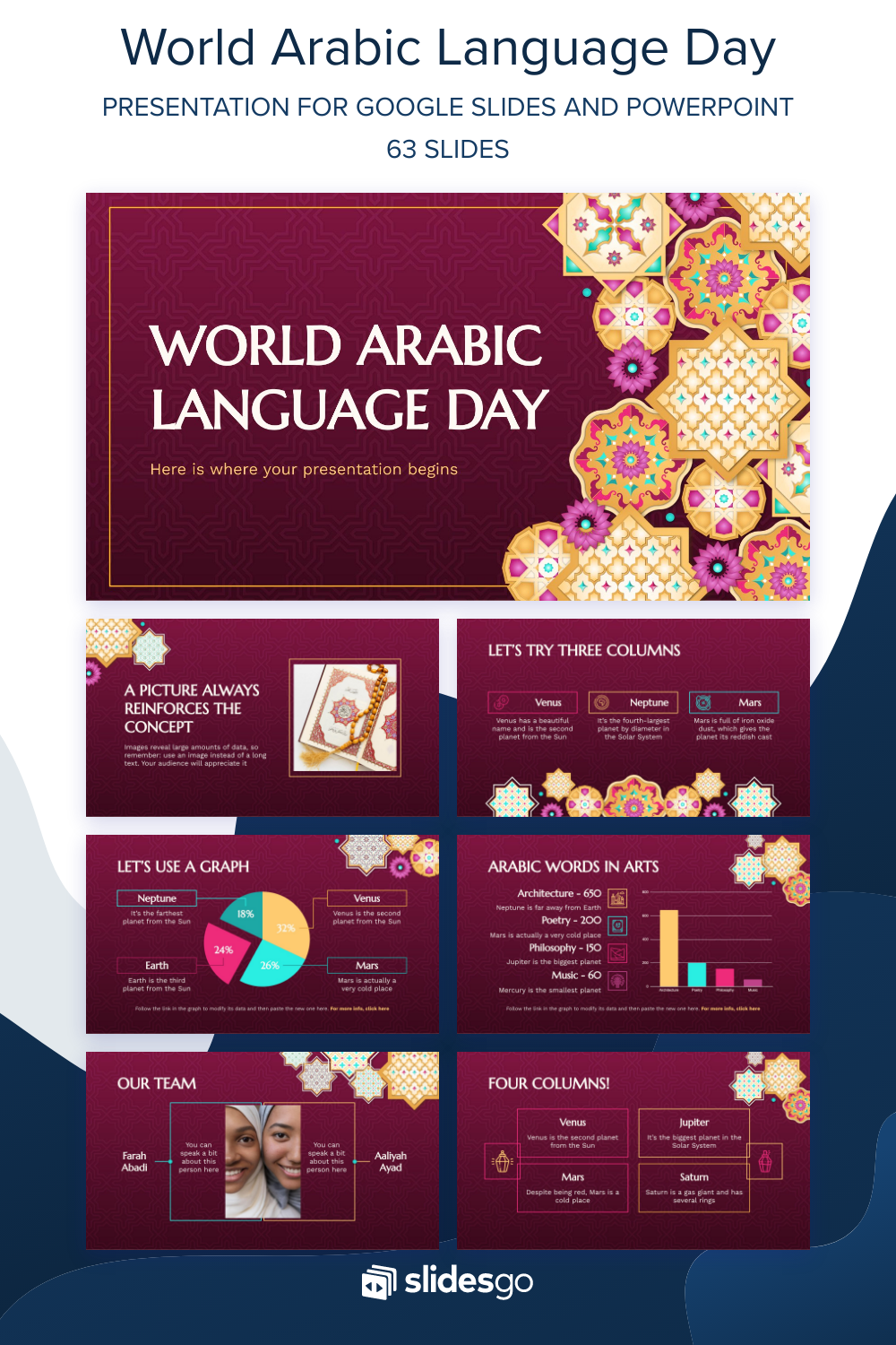 World Arabic Language Day | Google Slides & PowerPoint