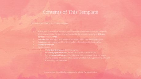 Watercolor Background Google Slides & PowerPoint Template