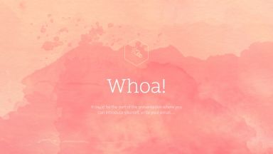 Watercolor Background Google Slides & PowerPoint Template