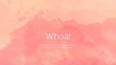 Watercolor Background Google Slides & PowerPoint Template