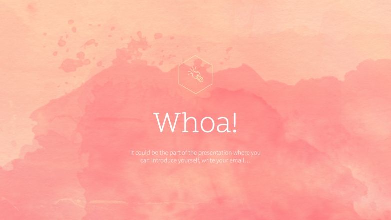 Watercolor Background Google Slides & PowerPoint Template