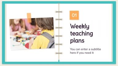 Teacher Binder Google Slides theme & PowerPoint template