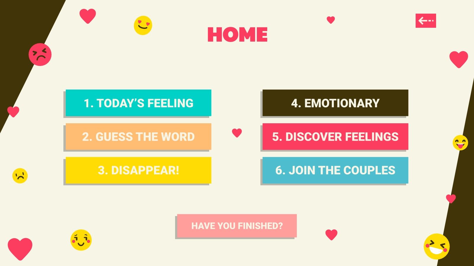 Emotion Flashcard for Elementary Google Slides & PPT template